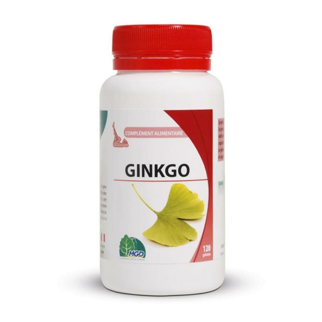 Ginkgo biloba 120 gélules - Complément alimentaire/Circulation - Le ...