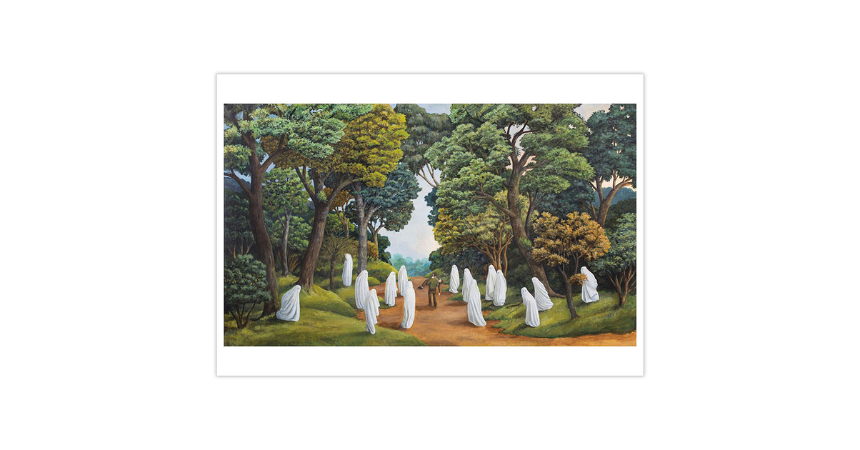 Peinture '17 Fantômes', Impression Fine Art - Marcelo Canevari