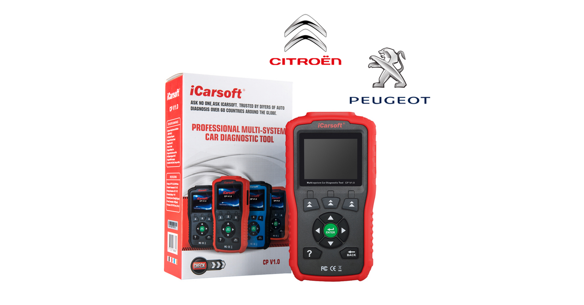 iCarsoft CP V1.0 diagnostic tool for Peugeot and Citroën vehicles ...