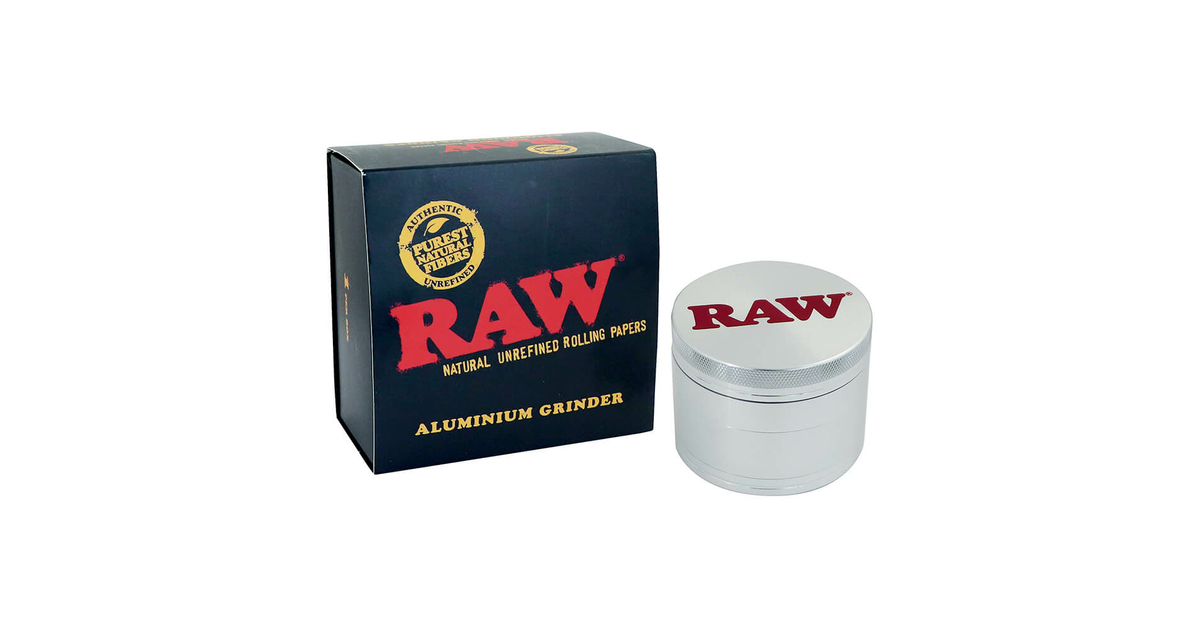 Grinder RAW 4 parties 55 mm - Coin Smoker/Grinders - clipper-addict