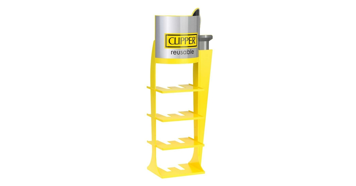 Présentoir Officiel Clipper Shape 4 étages Jaune - Accessoires ...