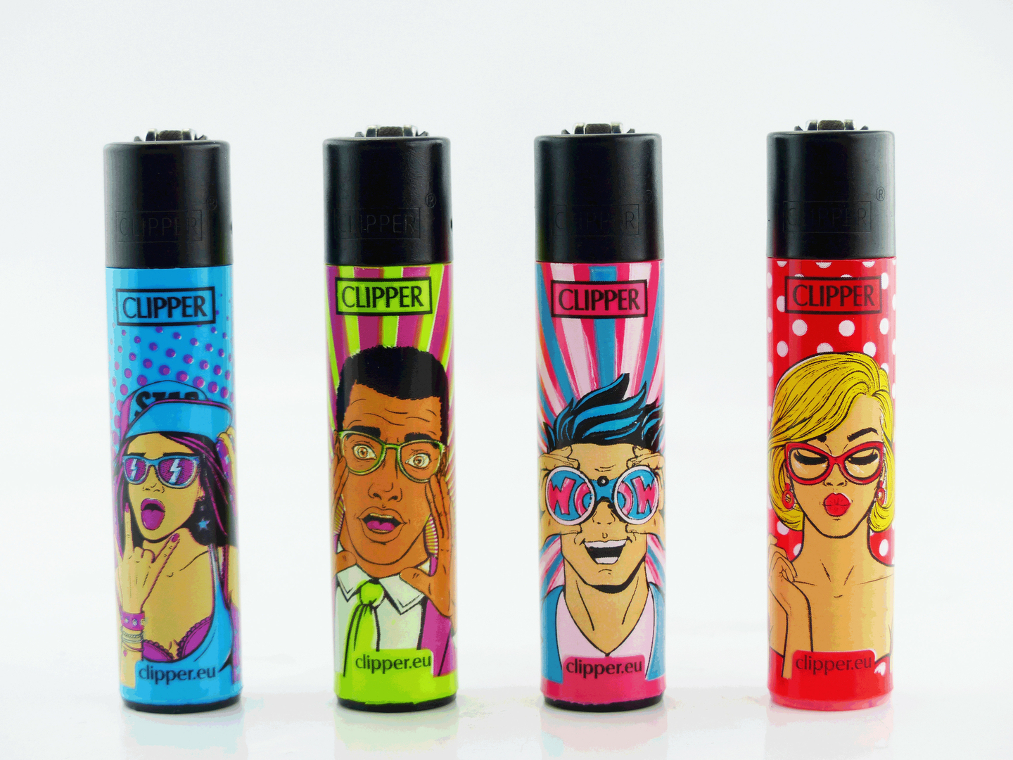 Clipper série Pop Art Faces