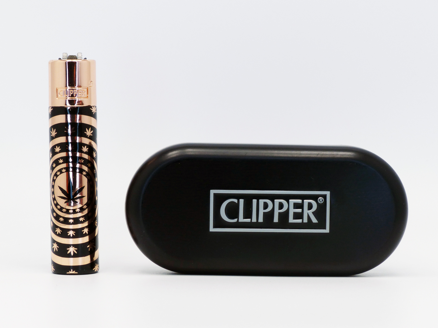 Clipper Métal Leaves Pattern gold pink - Métal - clipper-addict