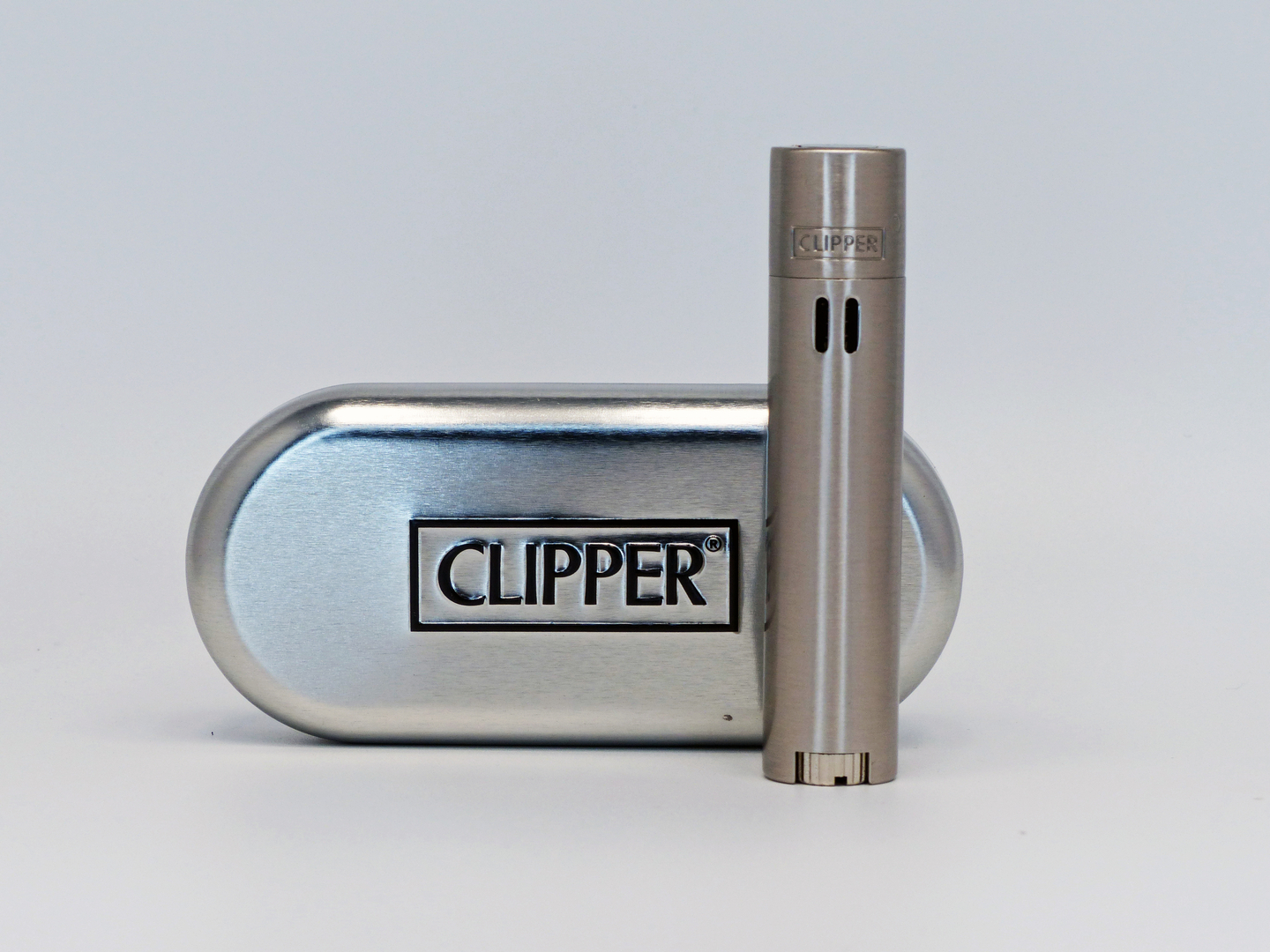 Clipper Métal Jet Flam Silver Brossé - Métal - clipper-addict