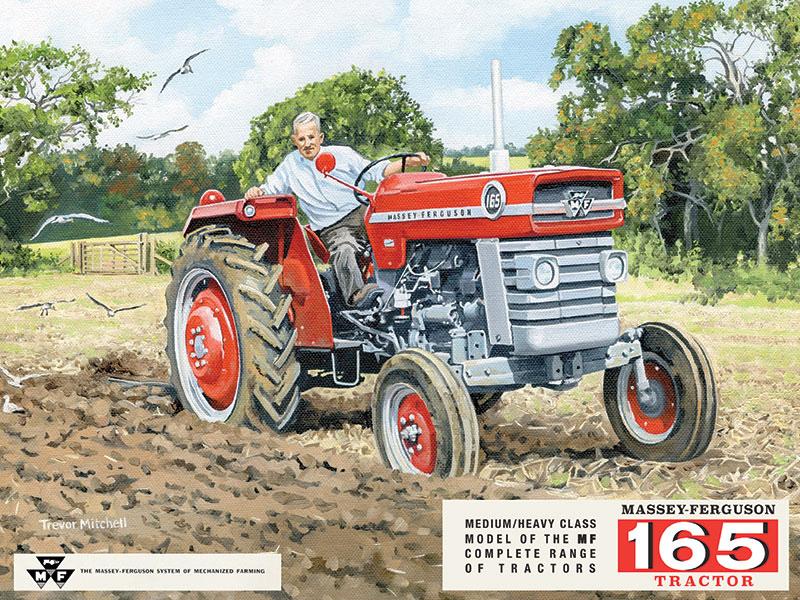Plaque publicitaire massey ferguson 165 - Les Plaques/Plaques 30x40 cm ...