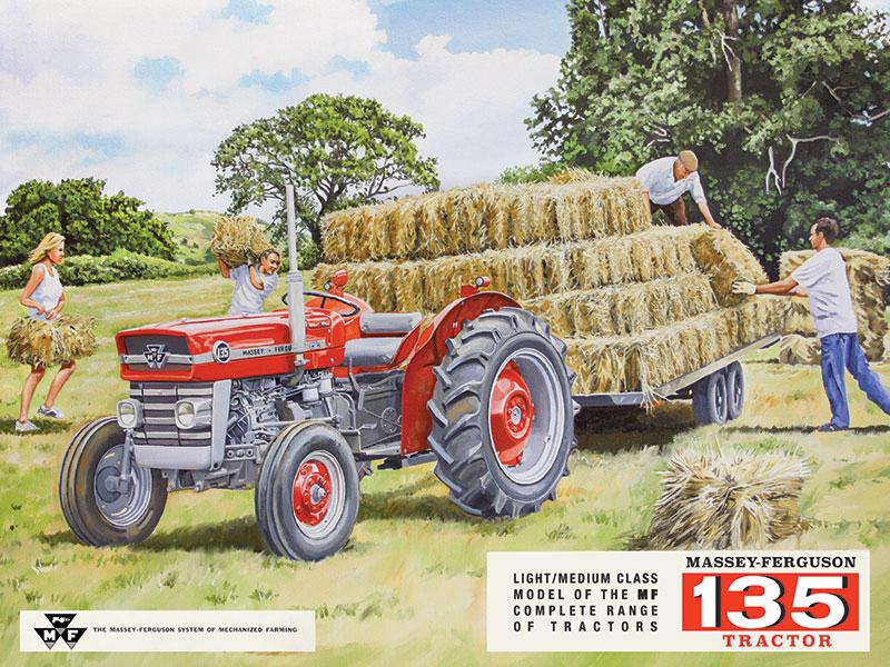 Plaque publicitaire Massey 135 - Les Plaques/Plaques 30x40 cm ...
