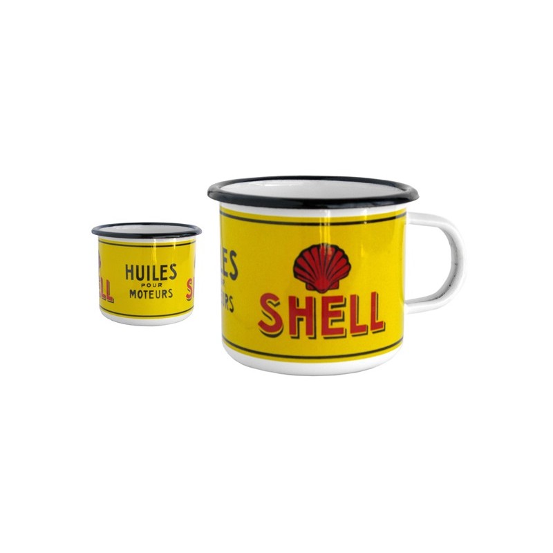 Mug émaillé Shell - Les Mugs/Les Mugs émaillés - nostalgic-deco