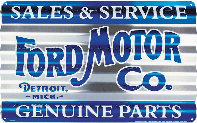 Plaque métal Ford Motor 45,5x29,5 - Les Plaques/Plaques 30x40 cm ...