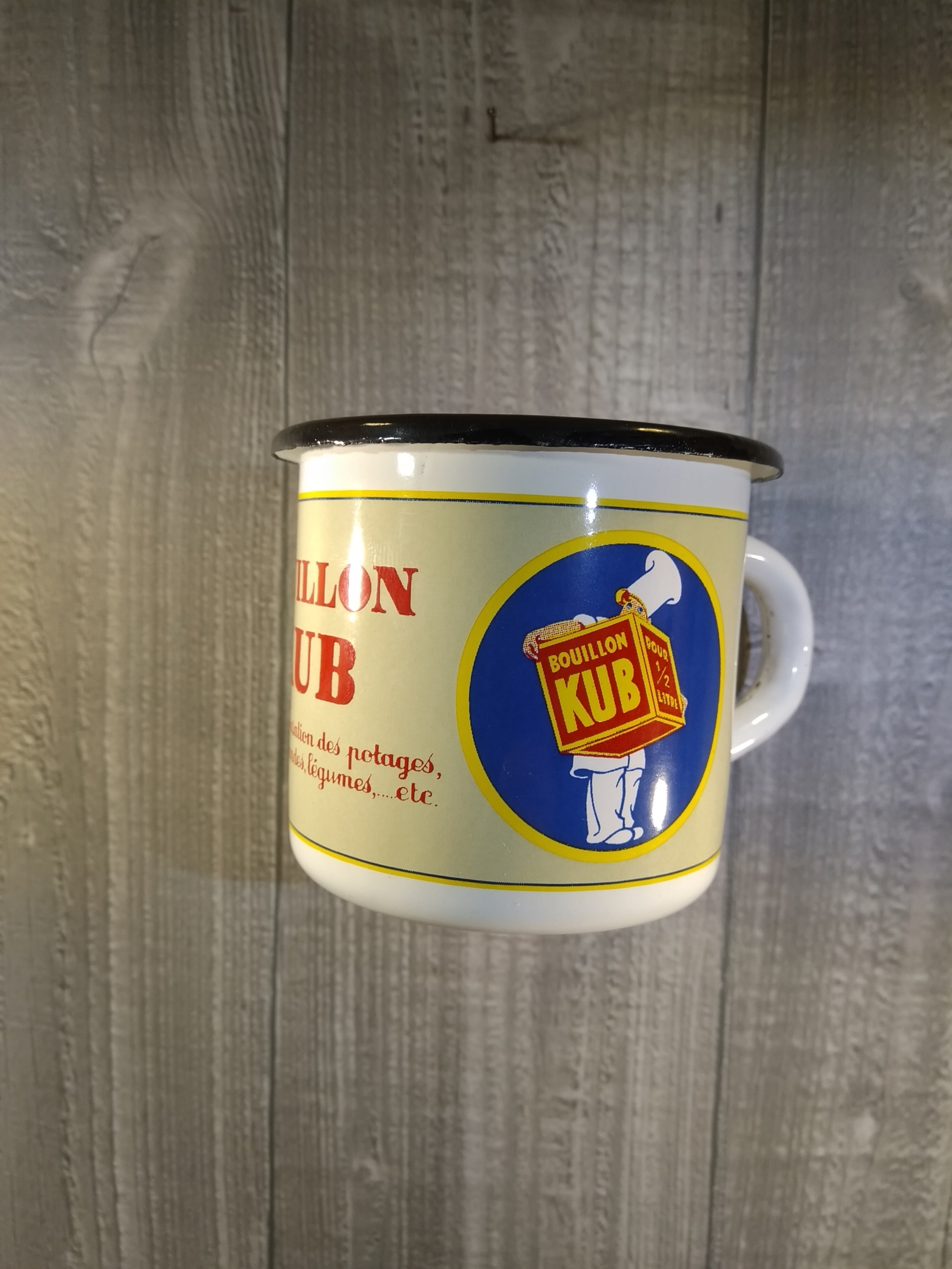 Mug émaillé bouillon Kub - Produits Emaillés/Mugs émaillés - nostalgic-deco