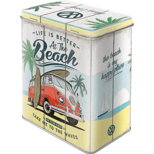 Boîte métal Vw Combi beach - Les Boîtes/Les Boîtes de rangement ...