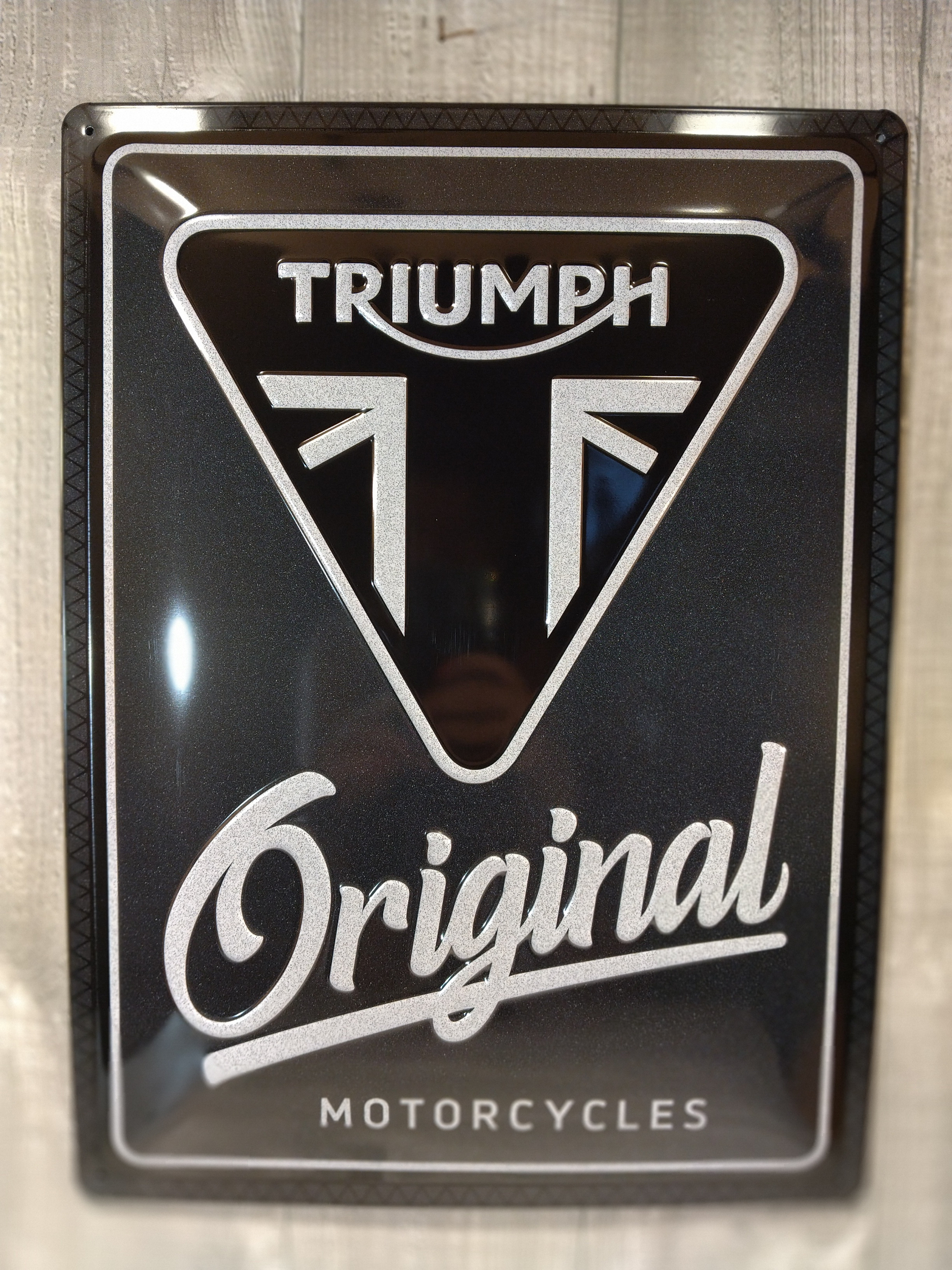 Plaque Triumph original motorcycles - Les Plaques/Plaques 30x40 cm ...