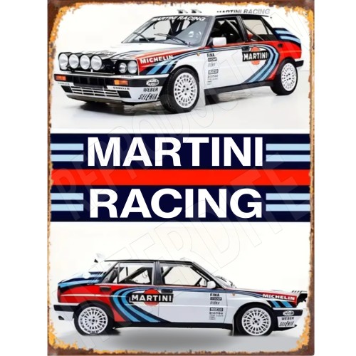 Plaque métal Martini racing - Les Plaques/Plaques 15x20 cm - nostalgic-deco