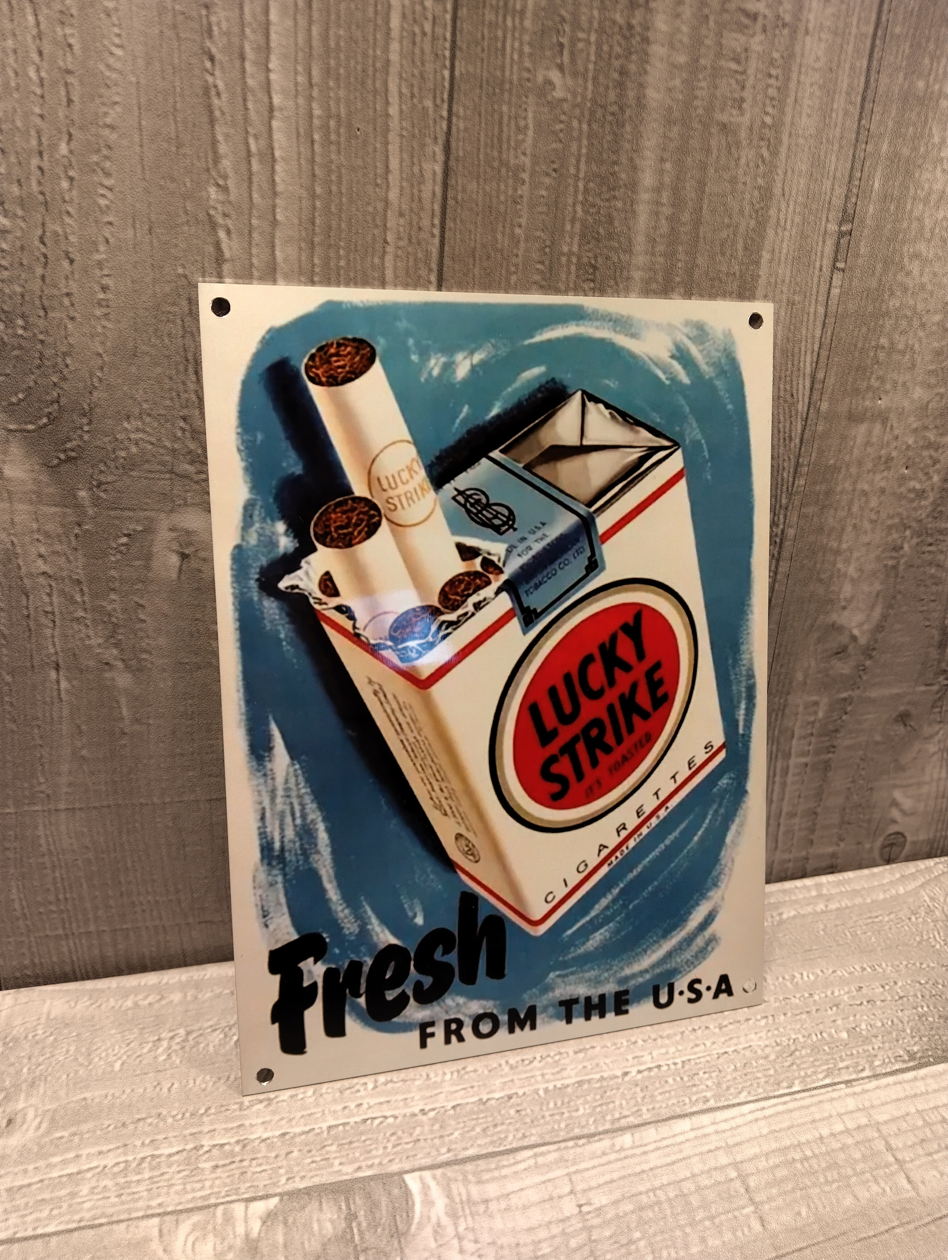 Plaque publicitaire Lucky strike - Les Plaques/Plaques 15x20 cm ...