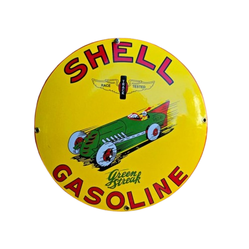 Plaque émaillée Shell Gasoline - Produits Emaillés/Plaques émaillées ...
