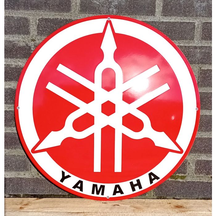 Plaque émaillée logo Yamaha - Produits Emaillés/Plaques émaillées ...
