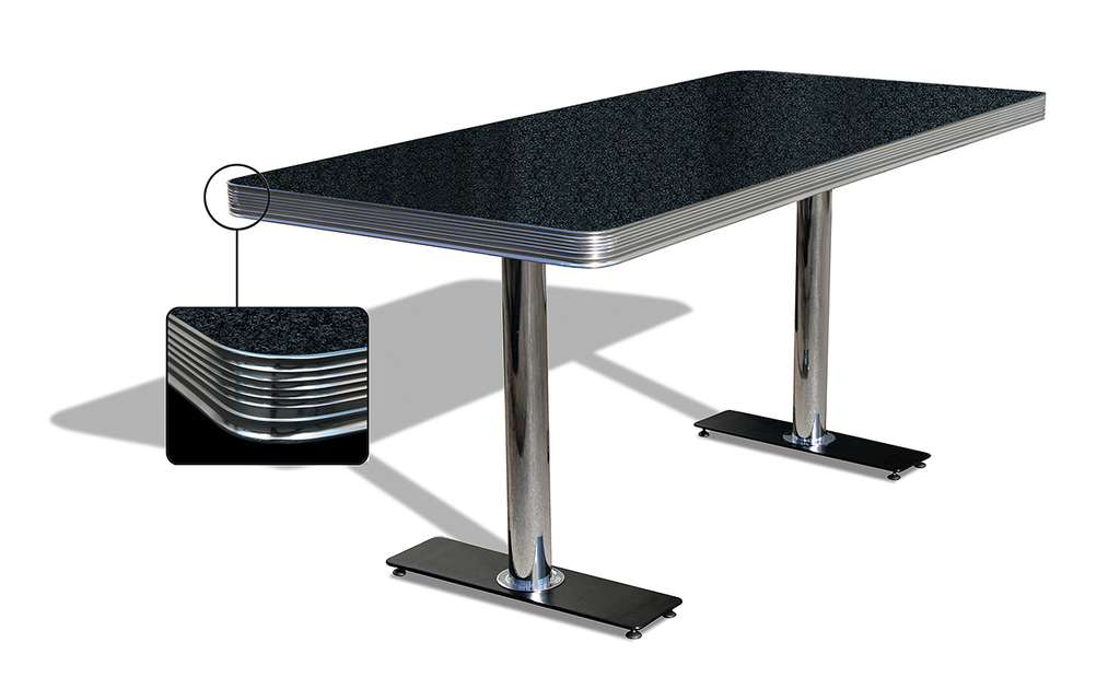 Table de Diner 2 pieds grande - Mobilier américain/Les tables de diner ...
