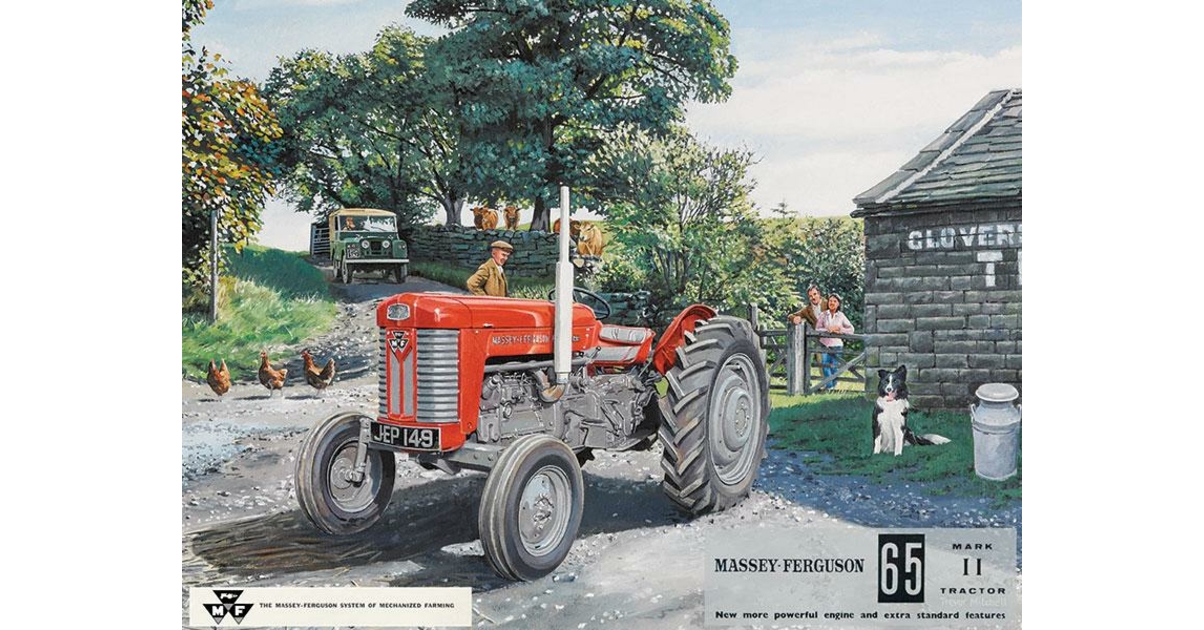 Plaque publicitaire Massey 65 - Les Plaques/Plaques 30x40 cm ...