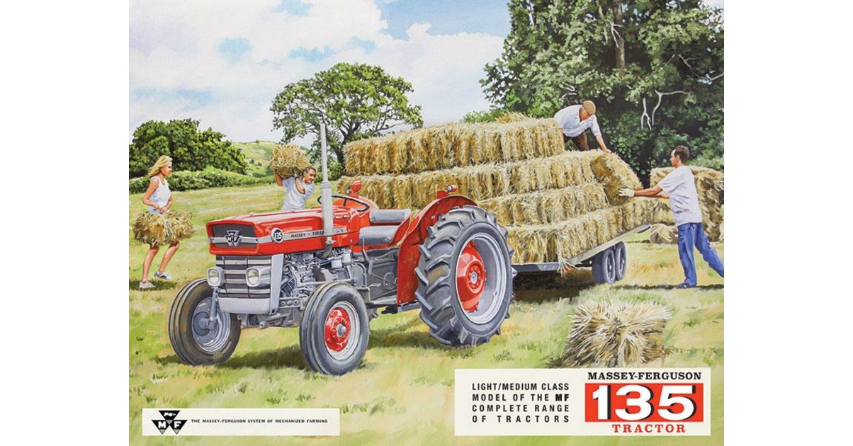 Plaque publicitaire Massey 135 - Les Plaques/Plaques 30x40 cm ...