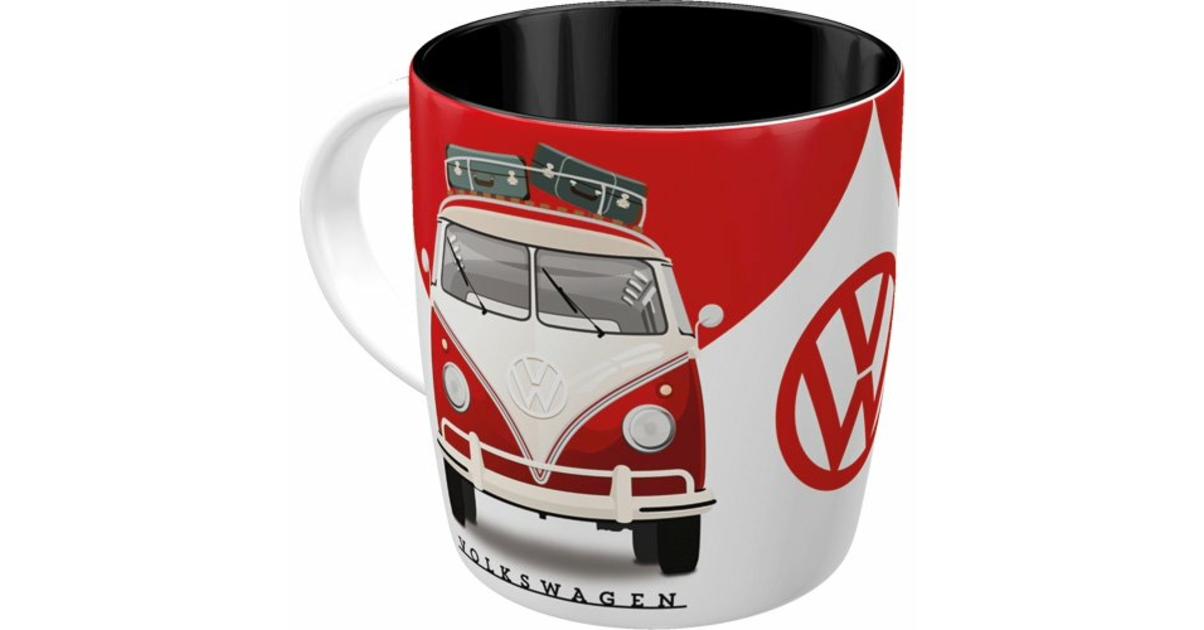 Mug céramique combi rouge - Les Mugs/Les Mugs céramique - nostalgic-deco