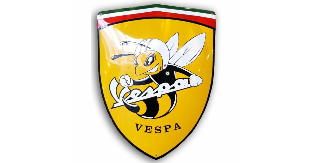 Plaque émaillée Vespa - Produits Emaillés/Plaques émaillées - nostalgic ...