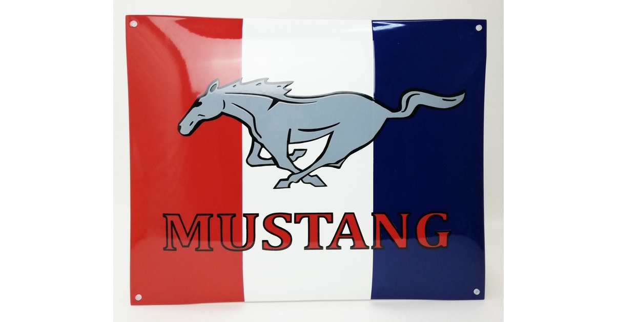 Plaque émaillée Ford Mustang - Produits Emaillés/Plaques émaillées ...