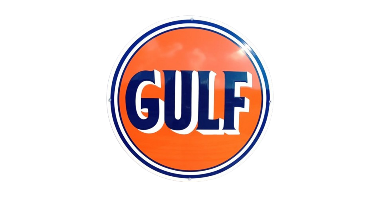 Plaque émaillée Gulf Ø40cm - Produits Emaillés/Plaques émaillées ...