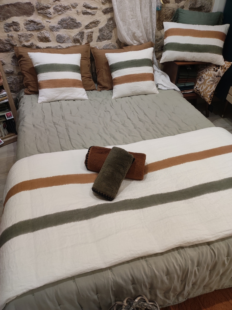 Housse d'edredon en lin Aria - 80x200 cm - Chambre/Edredon / Bout de ...