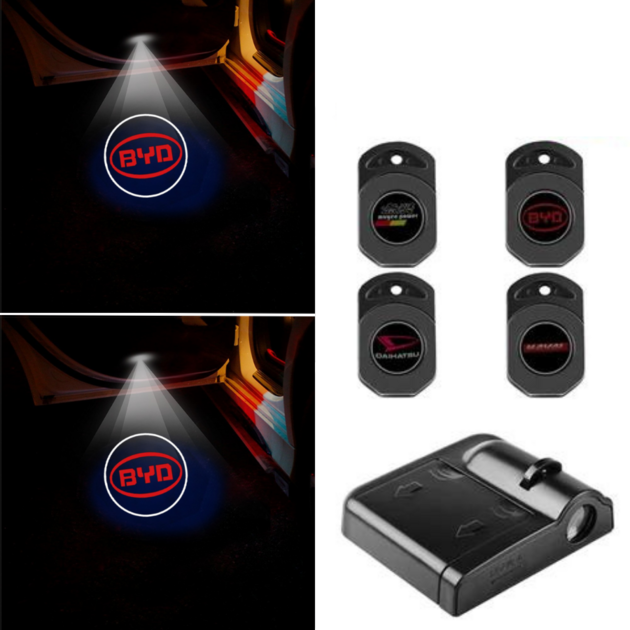 BYD LED Logo Projector: Stylish Car Accessory for Personalization