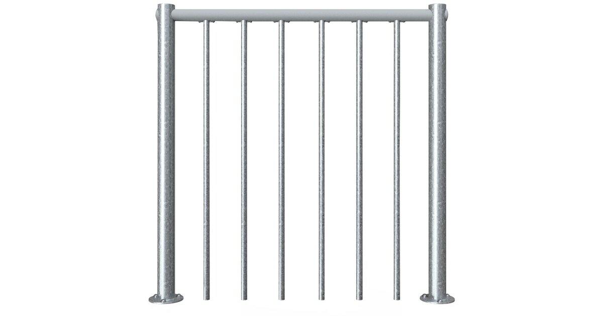 Balustrade / garde-corps en acier Minka 100 cm