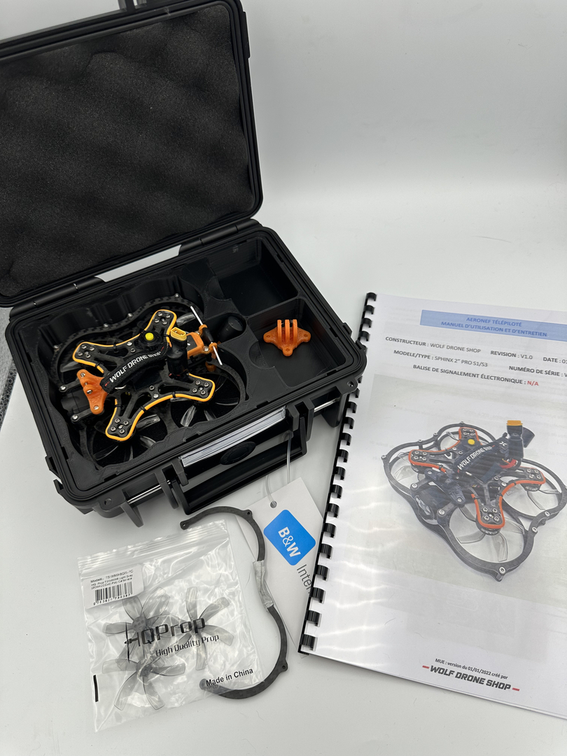 WOLF - SPHINX 2" PRO - CLASSE C0 & S1/S3 - LA GAMME SPHINX - WOLF Drone ...