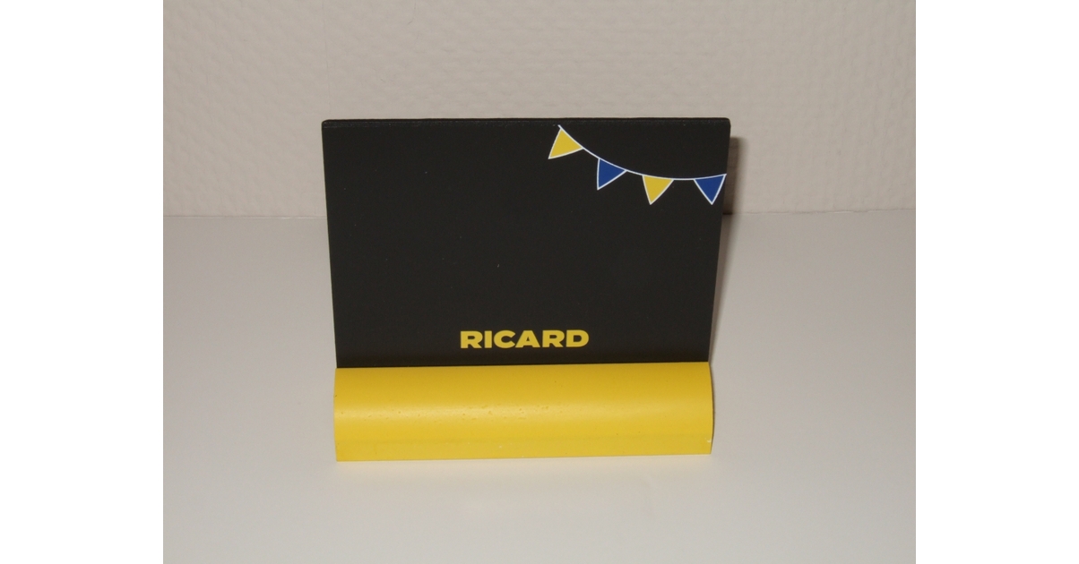 Ardoise de table ricard - Idée cadeaux - leszitounes