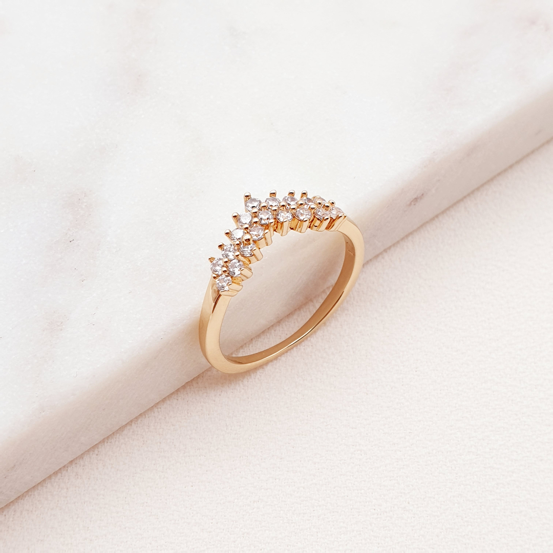 Bague PRINCESSE - COLLECTION PLAQUÉ OR - MARKIZA BIJOUX