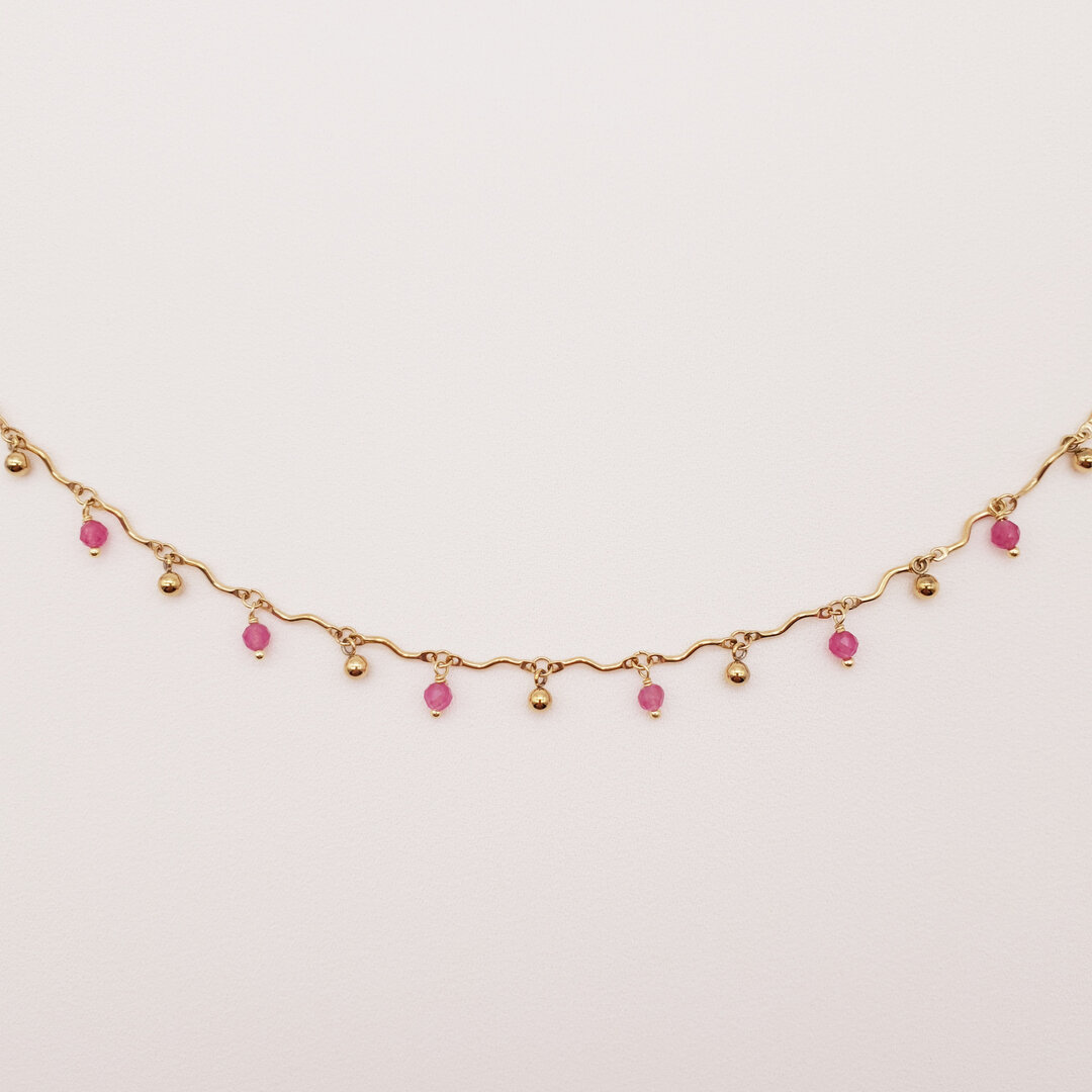 Collier ROSE - COLLIERS - MARKIZA BIJOUX