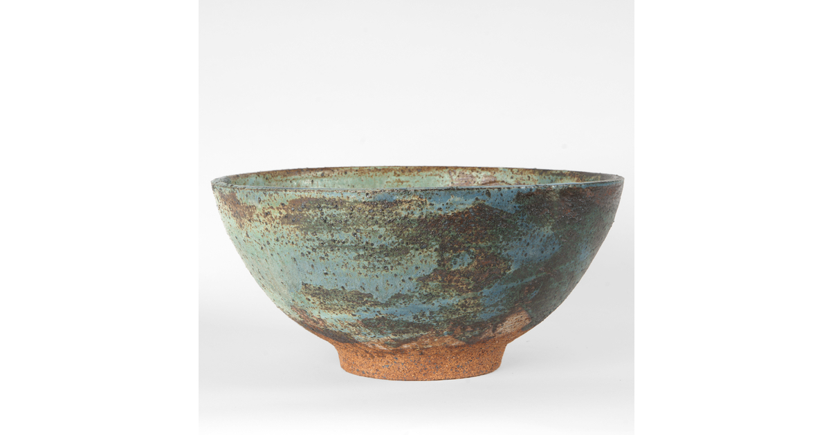 Grand saladier en grès roux émaillé Ø29×H14cm - TERRE/plats, saladiers ...