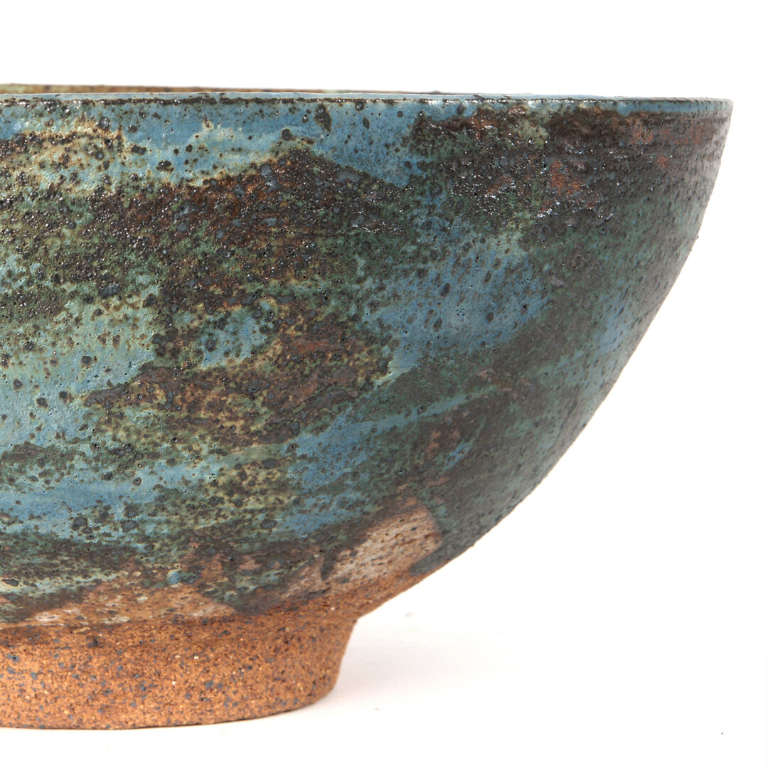 Grand saladier en grès roux émaillé Ø29×H14cm - TERRE/plats, saladiers ...