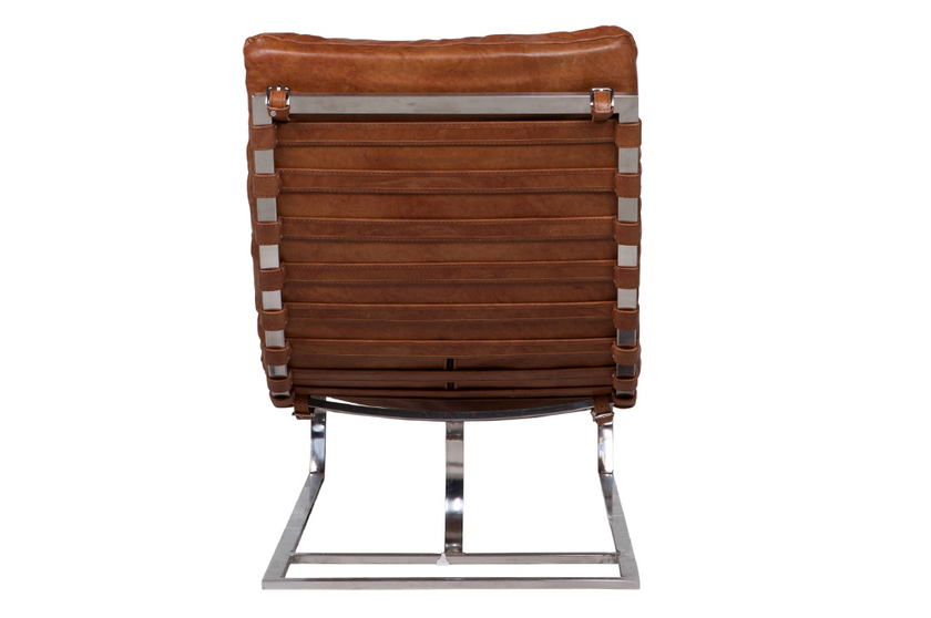 Fauteuil en Cuir MASON Flamant 155cm
