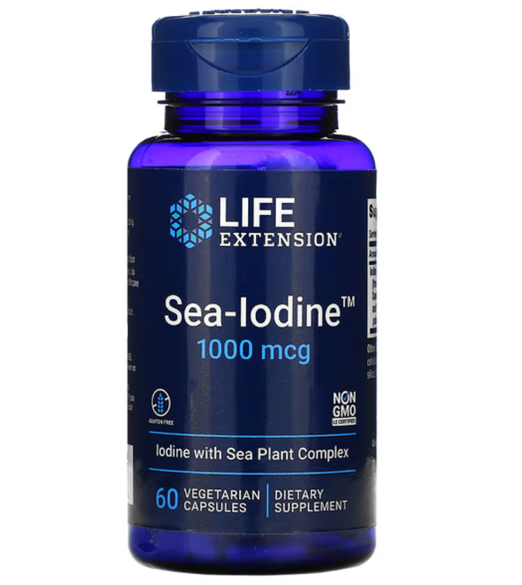Life Extension Sea-Iodine, 1000 µg, 60 capsules - Compléments ...