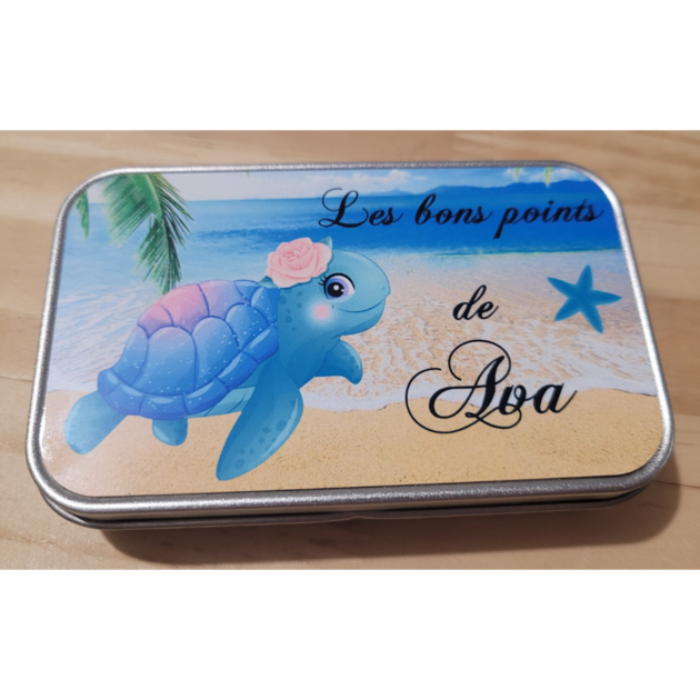 Boîte à bon points Tortue - Rentrée scolaire - Sabcreation27