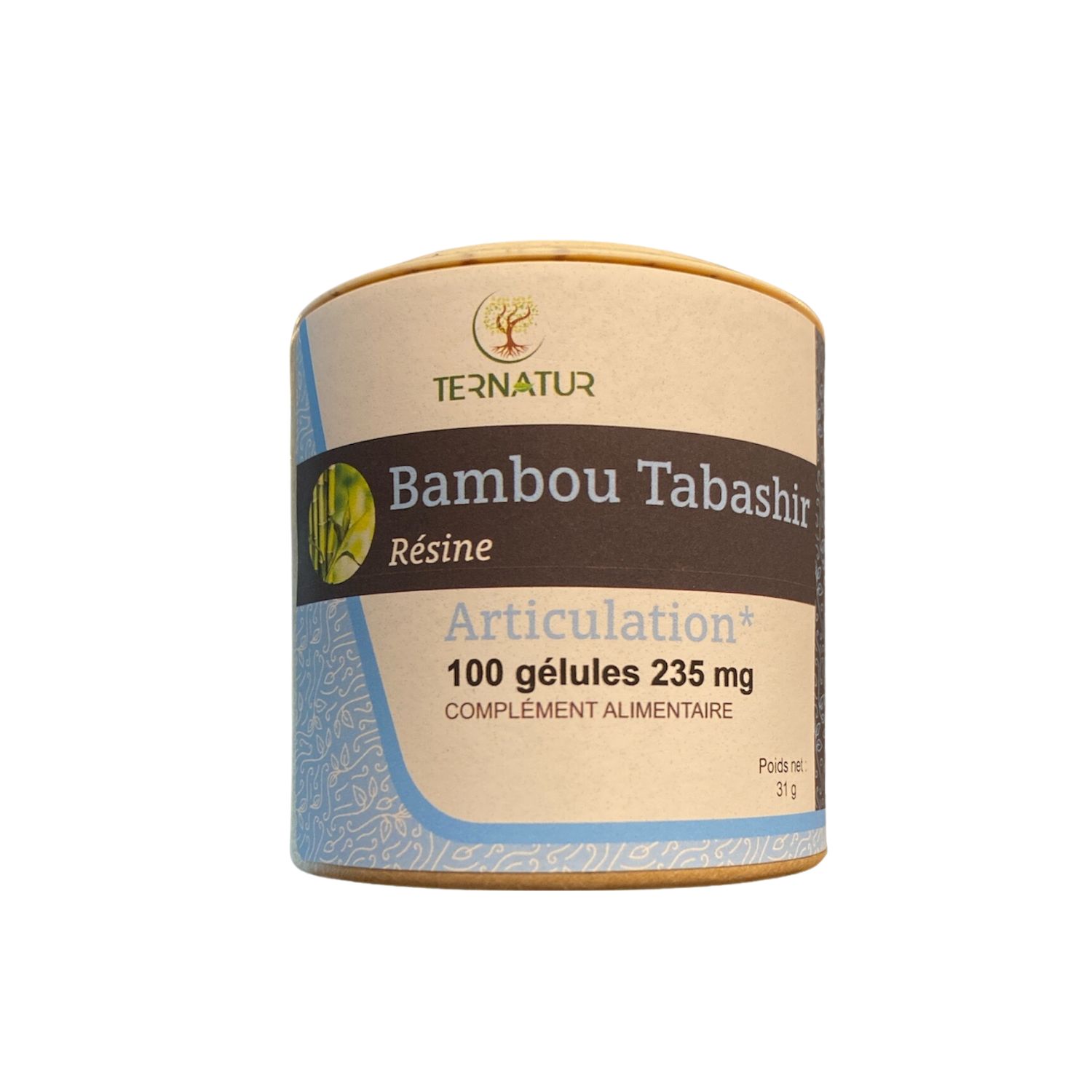 Bambou Tabashir 100 gélules 235mg - TERNATUR - Compléments Alimentaires ...