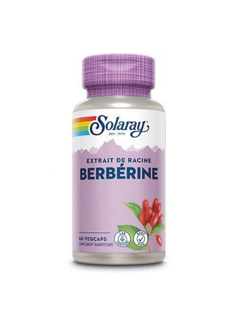 Berbérine 400mg – 60 Capsules végétales - Solaray