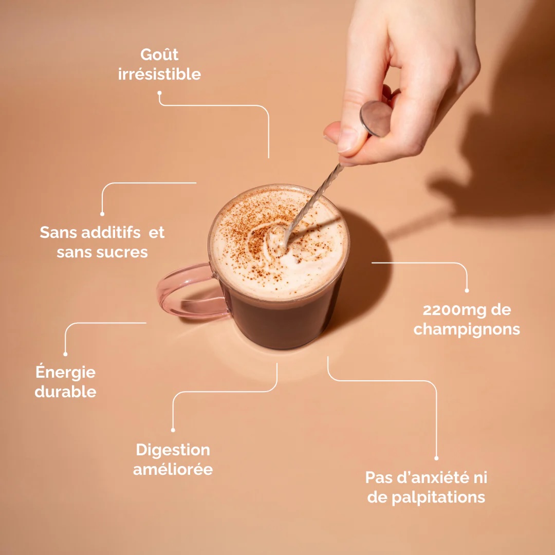 Bonjour – Boisson aux champignons adaptogènes | Naturel & sans gluten