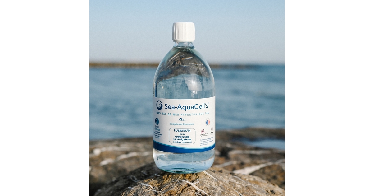 Plasma Marin : Eau de Quinton hypertonique - SEA-AQUACELL'S | TERNATUR