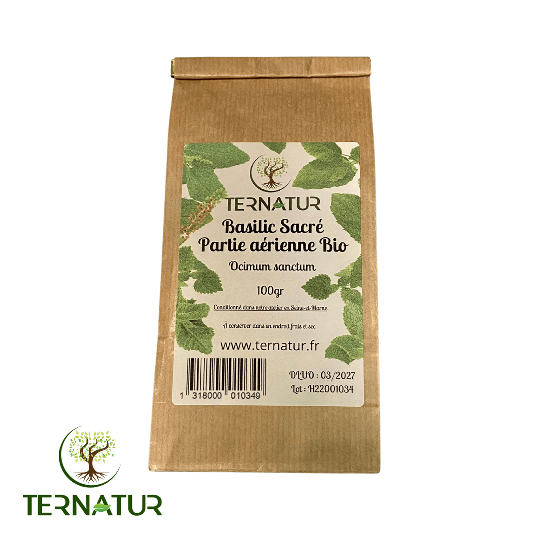 Basilic Sacré Tulsi Bio 100g Ocimum sanctum Plantes Bio