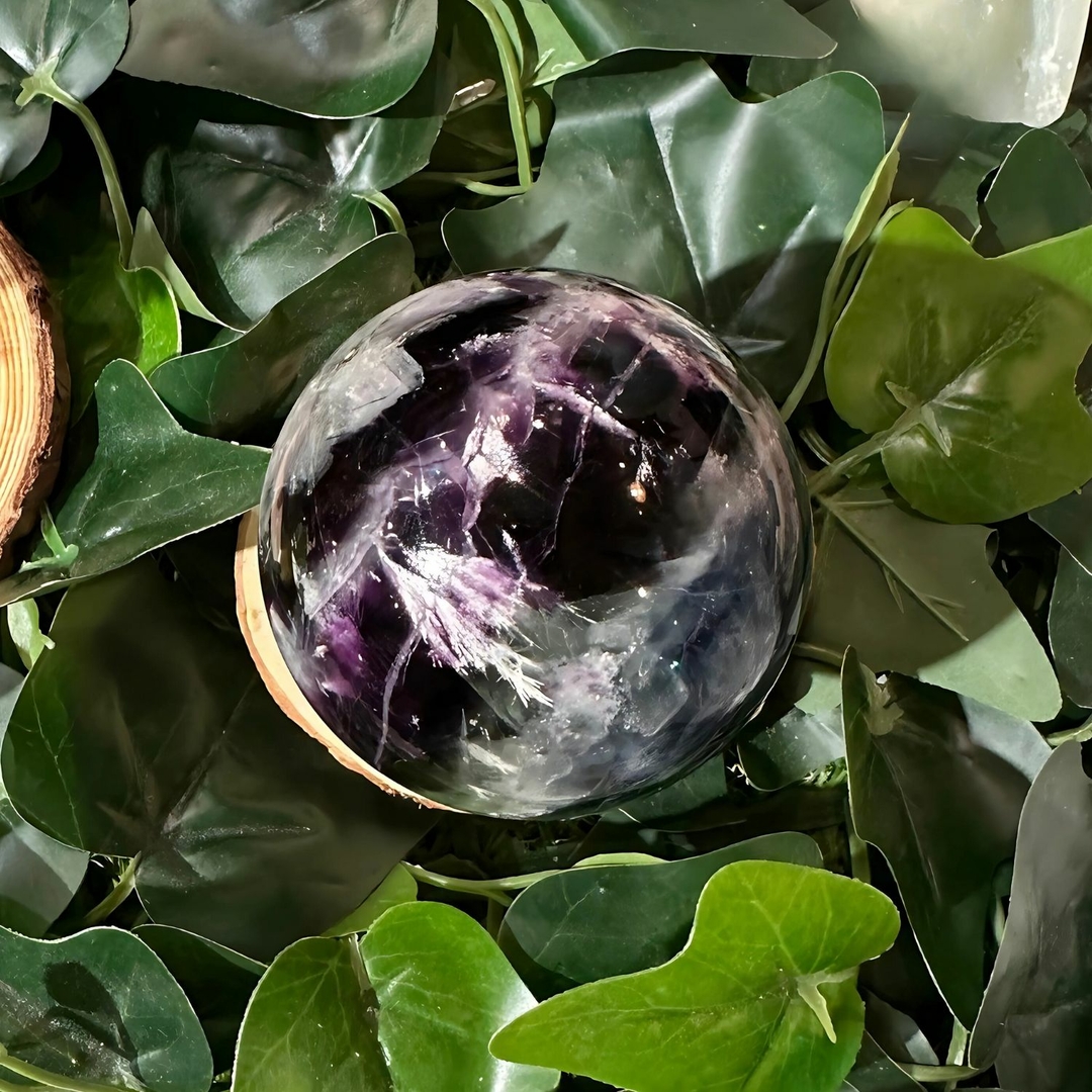 Sphère Fluorite - 60mm - Pierres & Minéraux de A à Z/Fluorite - TERNATUR