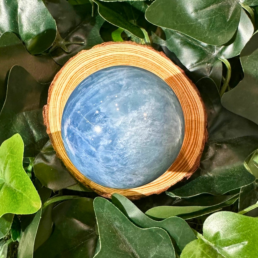 Sphère Aigue Marine - 51mm : Rare et Unique