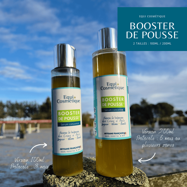 Booster Pousse Crins : soin référence pour crinière du cheval
