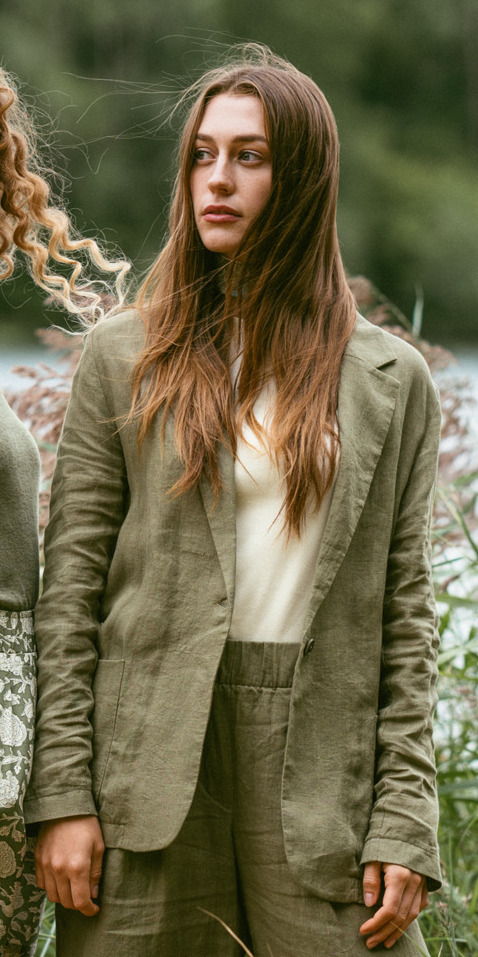 Blazer pour femme en lin - Boutique Femme - ECOLINE
