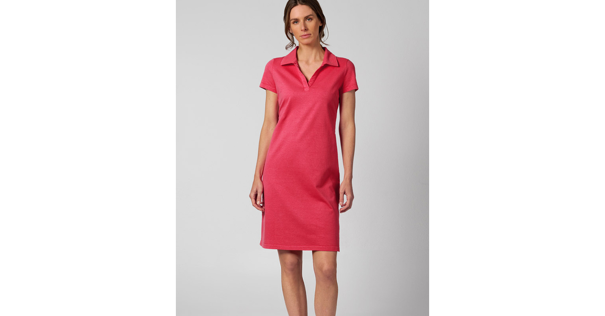 Robe avec col polo - coton bio et chanvre - Boutique Femme - ECOLINE