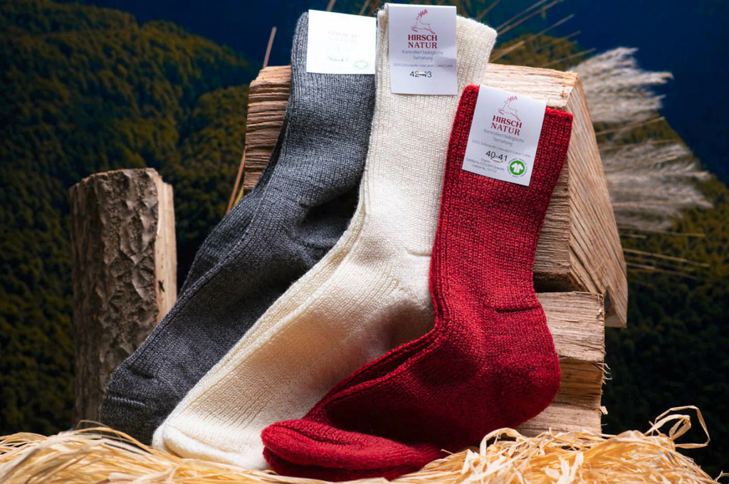 Mi-chaussettes adultes - 100% laine bio - Chaussettes et socquettes ...