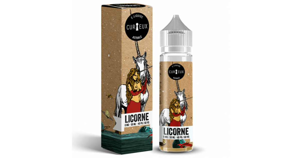 E-LIQUIDE LICORNE - 50 ML - E-LIQUIDES FRANCE (A->G)/Curieux - L ...